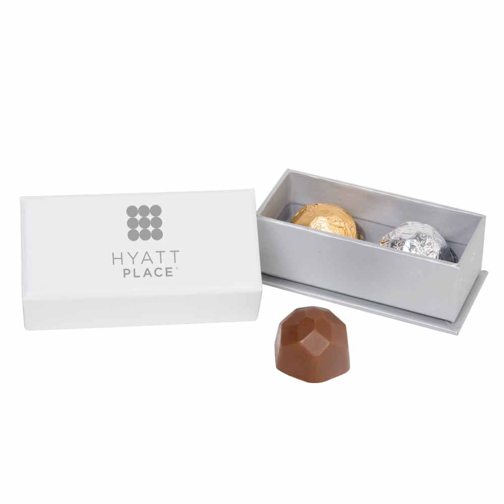 Hyatt Place - Sterling Deco Truffle Boxes – Astor Chocolate | Hospitality